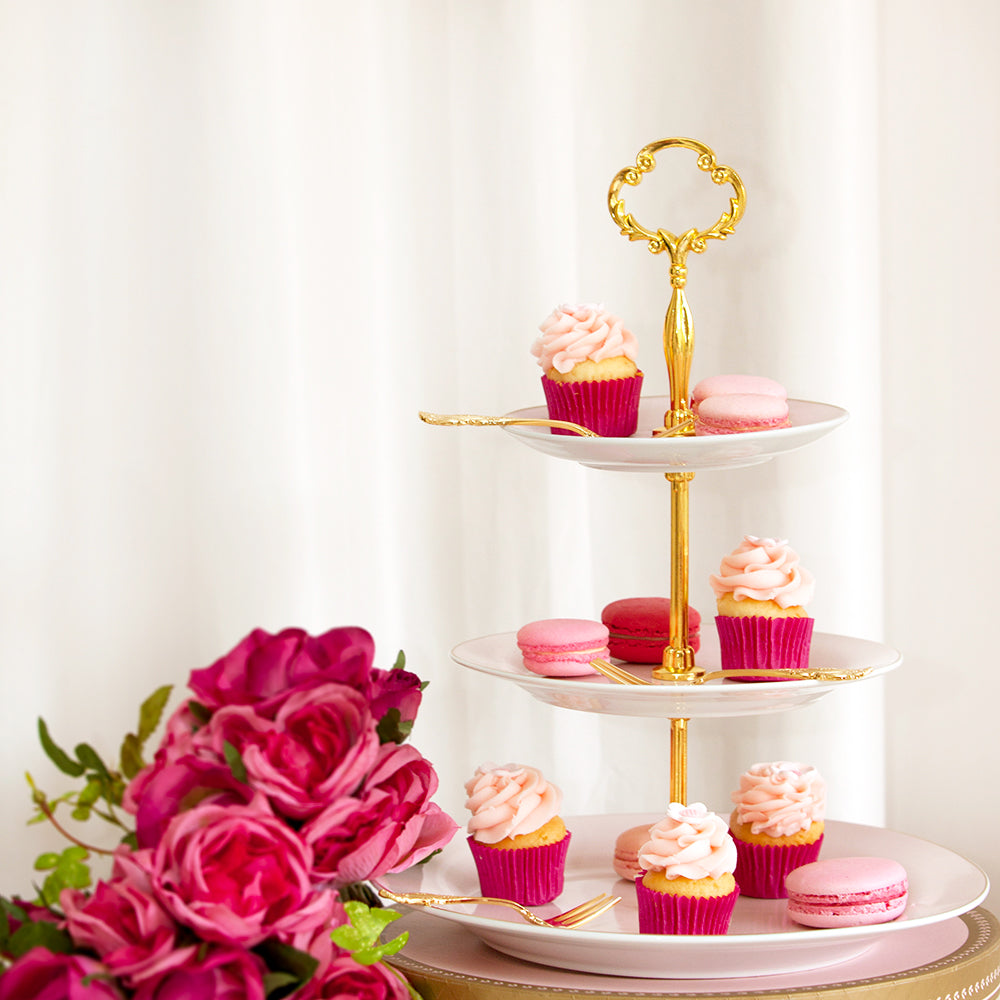 3 Tier Cake Stand Ivory – Cristina Re Designs