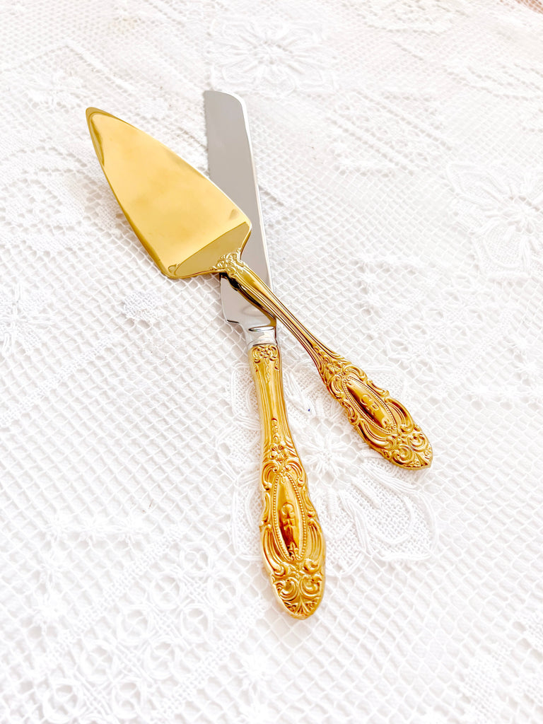 Vintage Cake Knife Gold – Cristina Re Designs